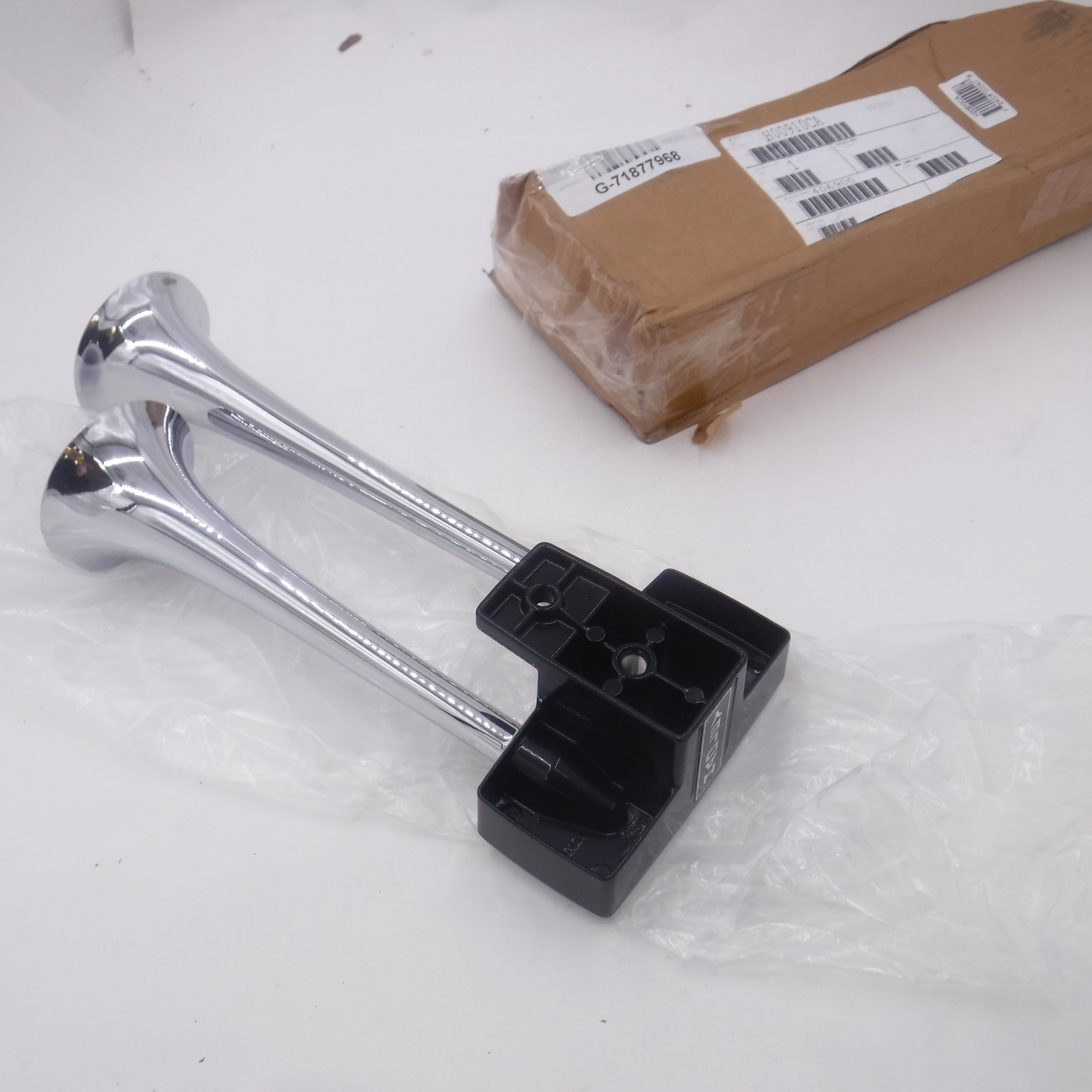 Hadley Horns H00910CA Dual Chrome Bully Air Horn - OneClick Warehouse