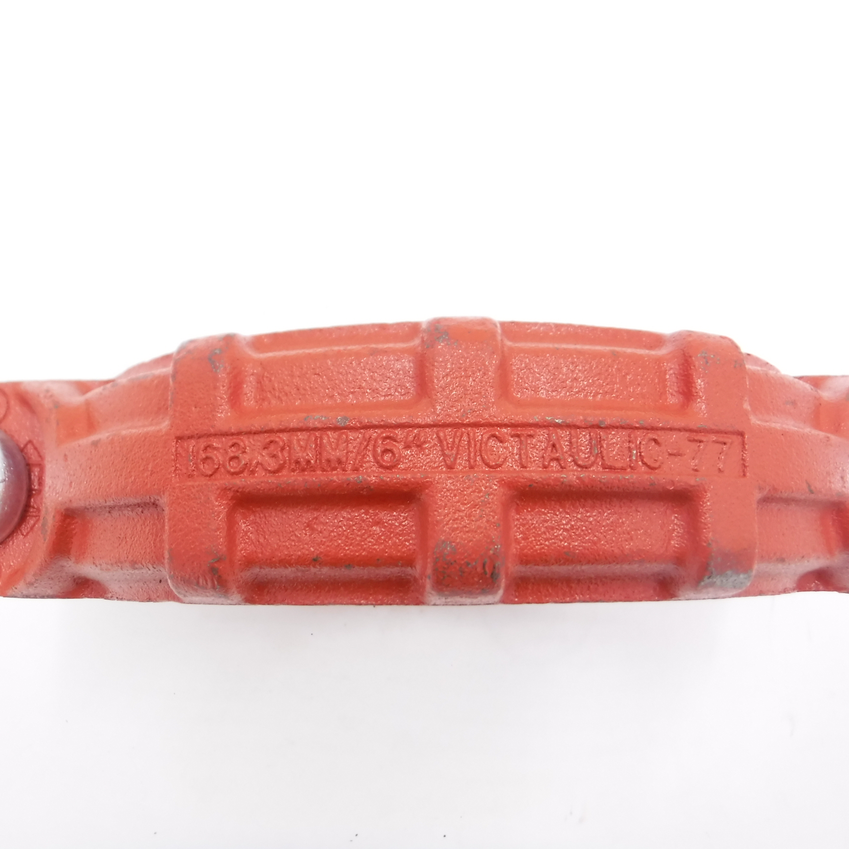 6" Victaulic -77 Standard Flexible Coupling 168,3mm Green Stripe Gasket ...