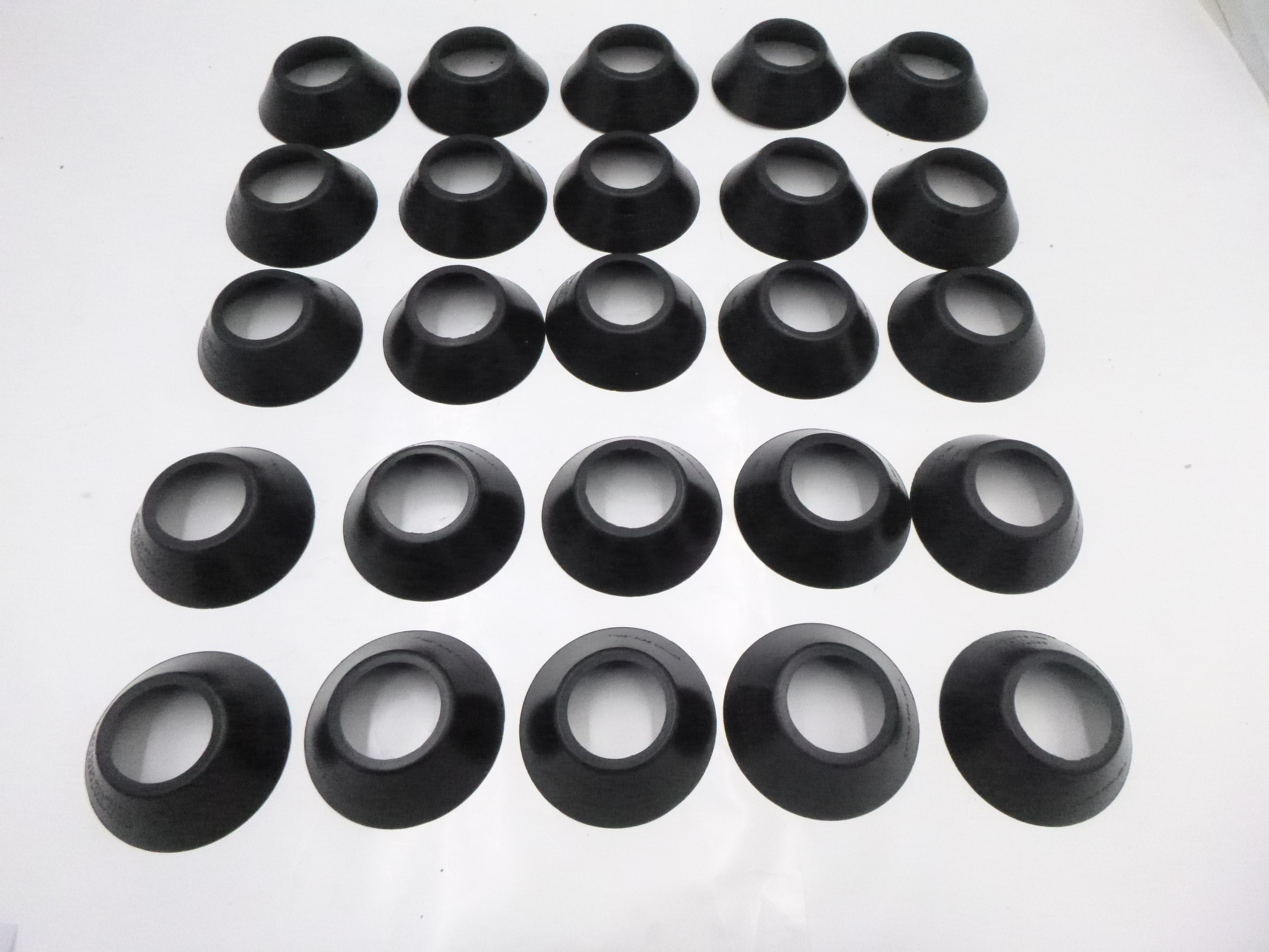 25 Pack 1-1/2" Permanent Weather Tight Vent Pipe Counter Flashing EPDM ...