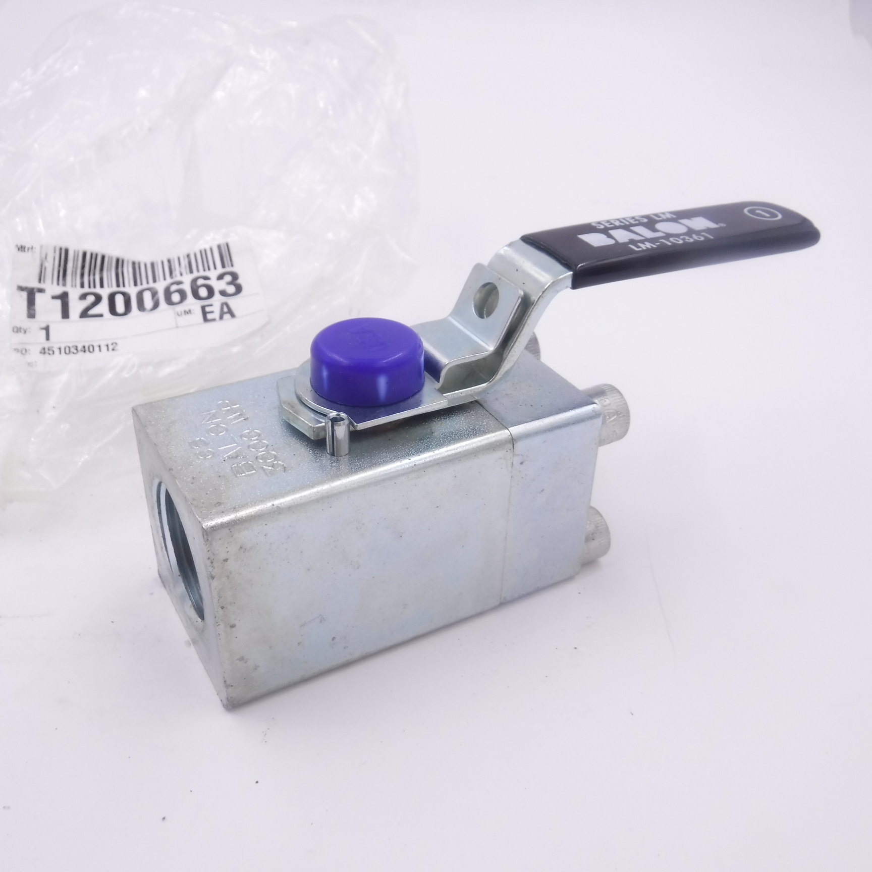 Balon LM-10361 Carbon Steel Floating Ball Valve 1" FNPT 3000psi Working ...