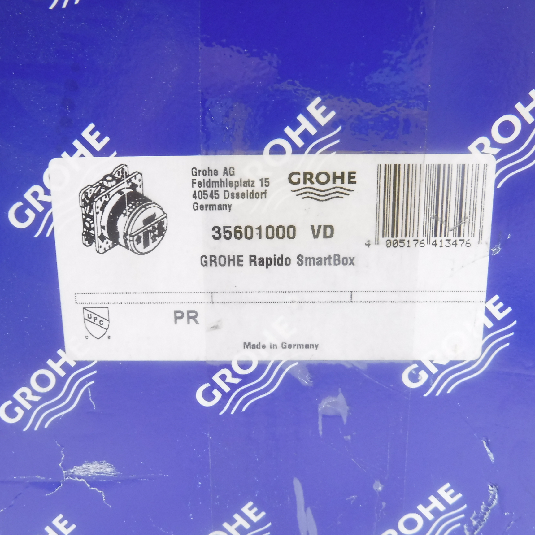 Grohe 35601000 Rapido SmartBox Universal Rough-In Box, Tub & Shower ...