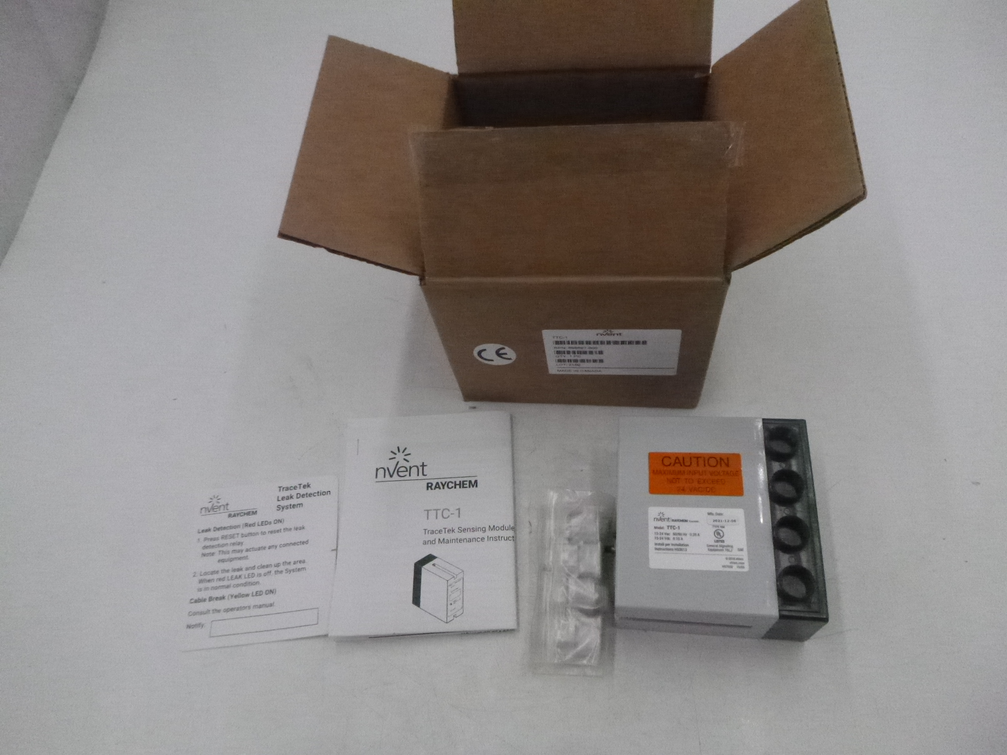 Nvent TTC-1 TraceTek Leak Detection System Sensing Module 698897-000 ...