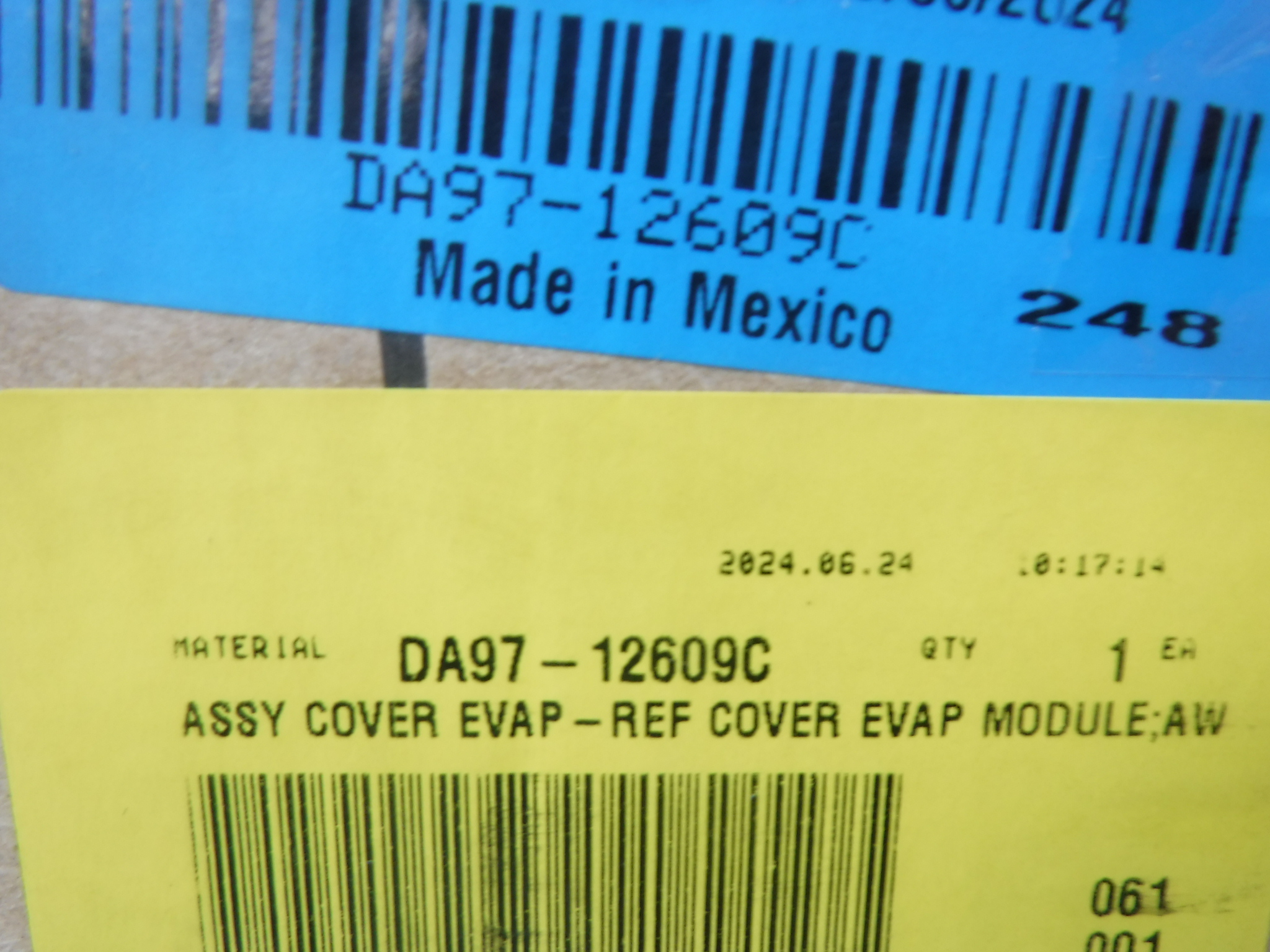 Genuine OEM Samsung Refrigerator Fresh Food Evaporator Cover DA97 ...