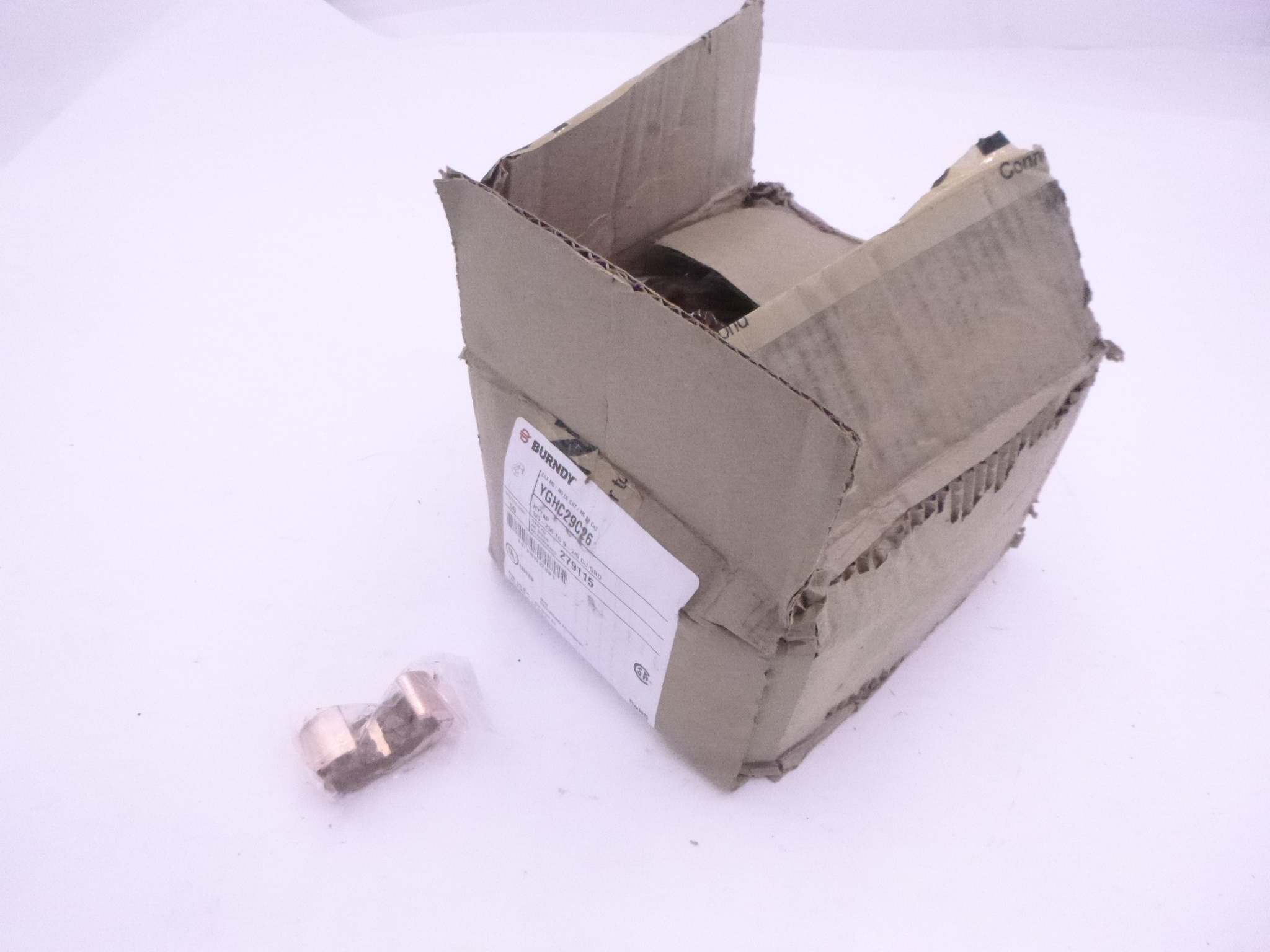 50 Pack Burndy YGHC29C26 Copper Compression Grounding C-TAP Connector 3 ...