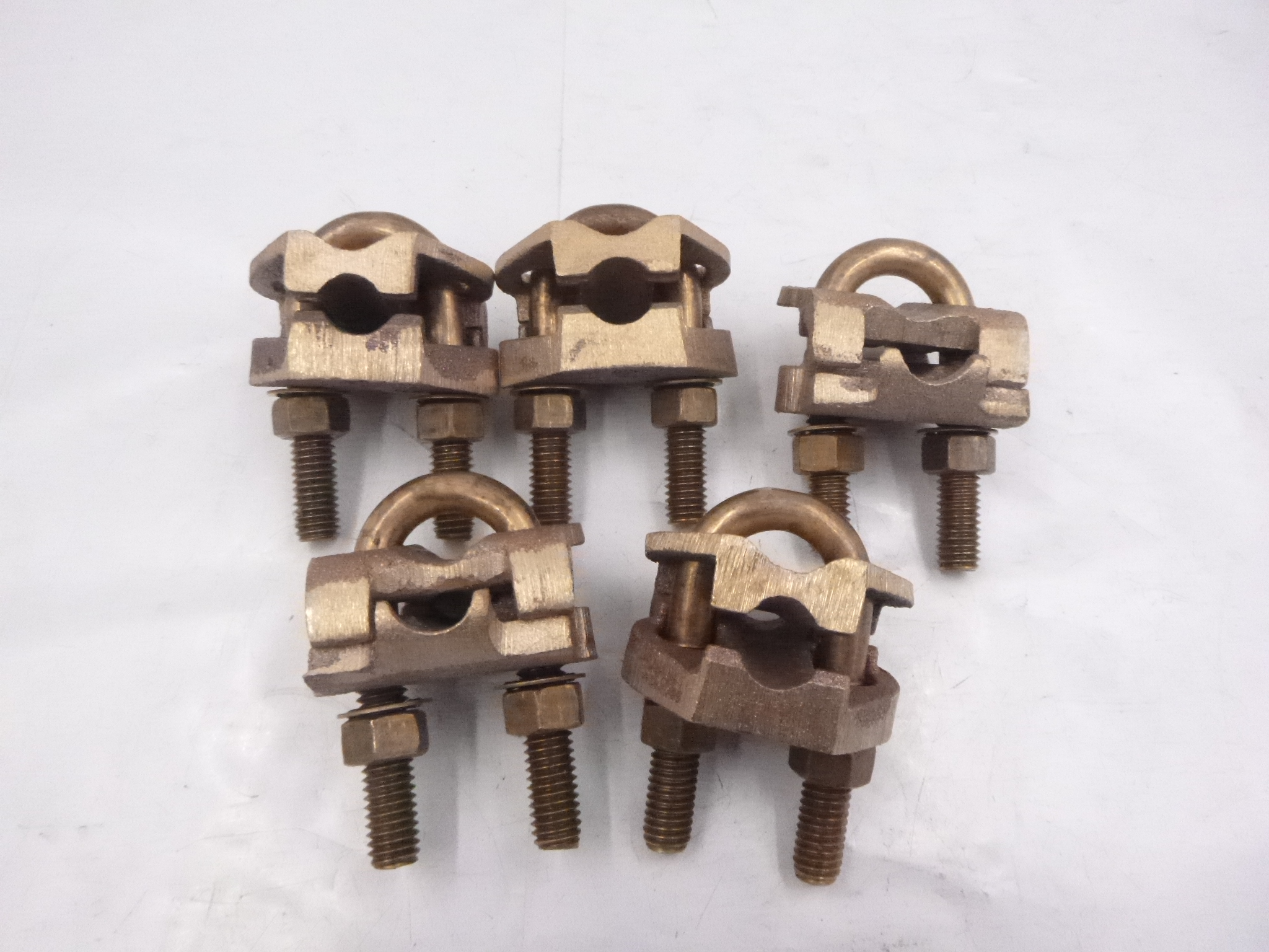 5 Pack Burndy GAR6429 Mechanical Ground Connector 2/0-250CU 3/8IPS ...