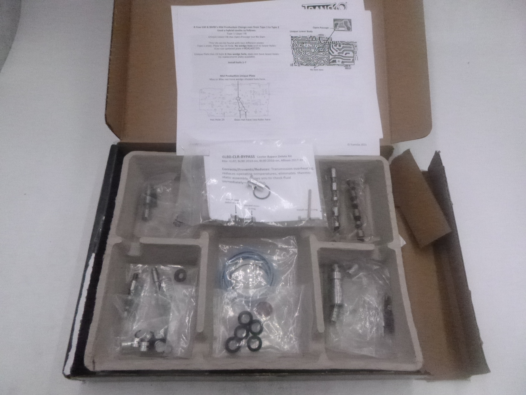 TransGo Valve Body Reprogramming Shift Kit 6L80-TOW&PRO - OneClick ...