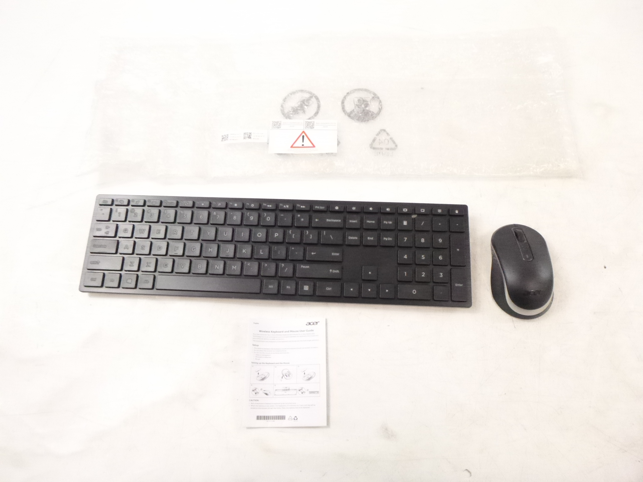 Acer 6K.BBRD1.021 Wireless Keyboard and Mouse C24-860 PRIMAX KBRFCR RF2 ...