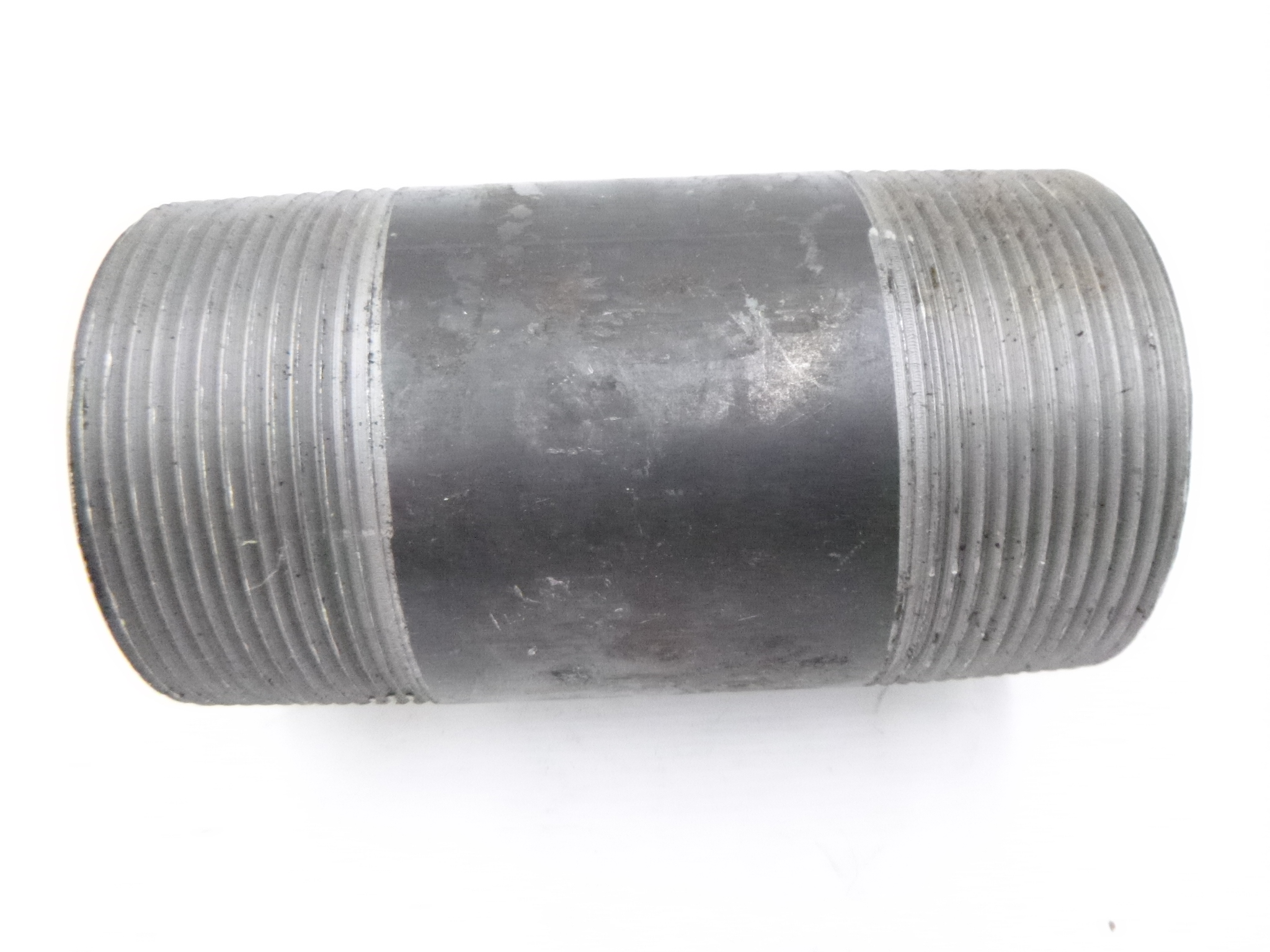 6" x 3" MNPT Black Steel Conduit Pipe Nipple - OneClick Warehouse