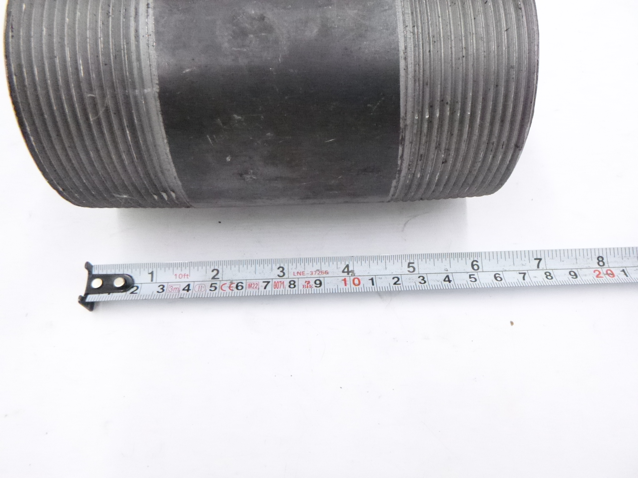 6" x 3" MNPT Black Steel Conduit Pipe Nipple - OneClick Warehouse