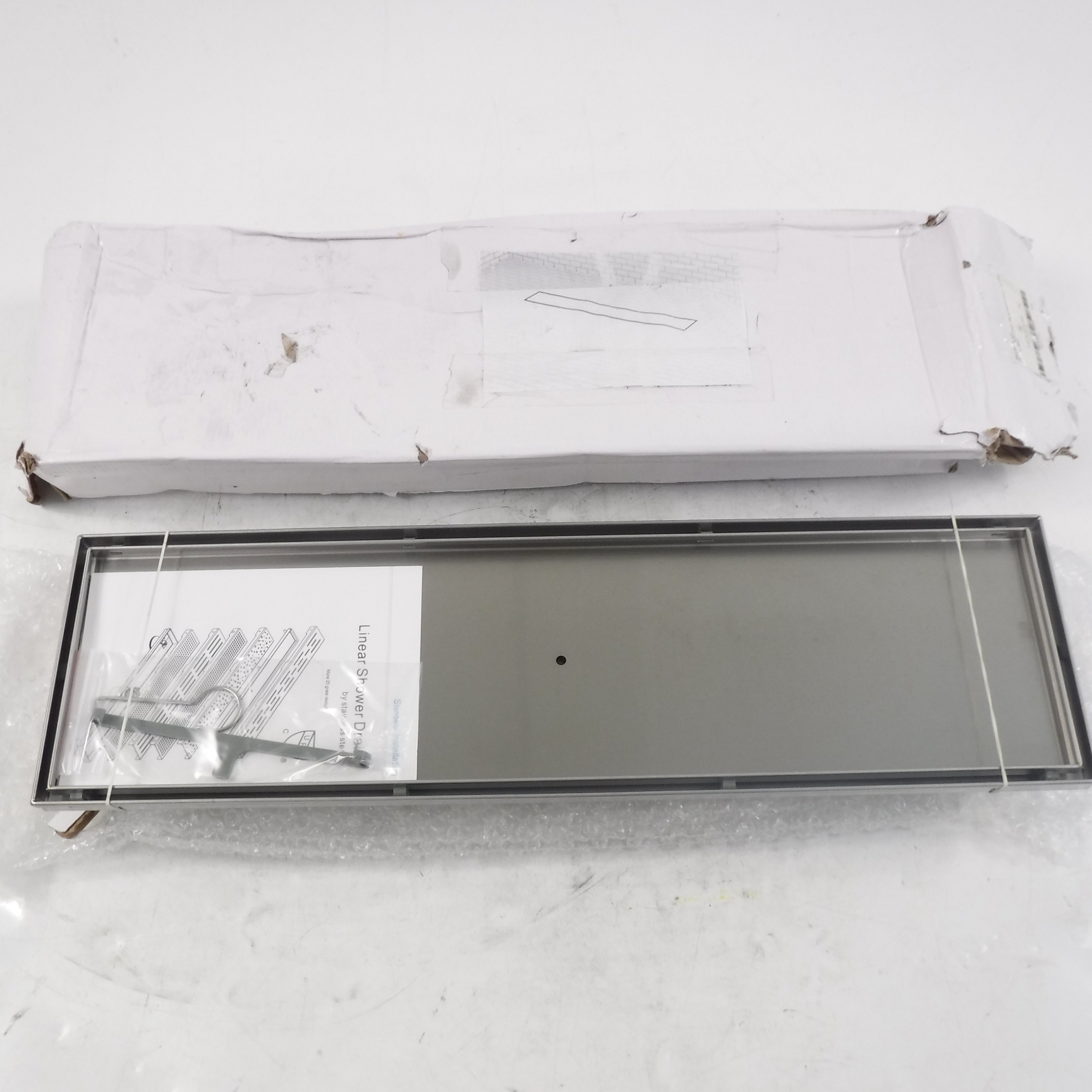 Cohen 24" Linear Tile-In Shower Drain W/Drain Flange ZA3-T01-24-6-C ...