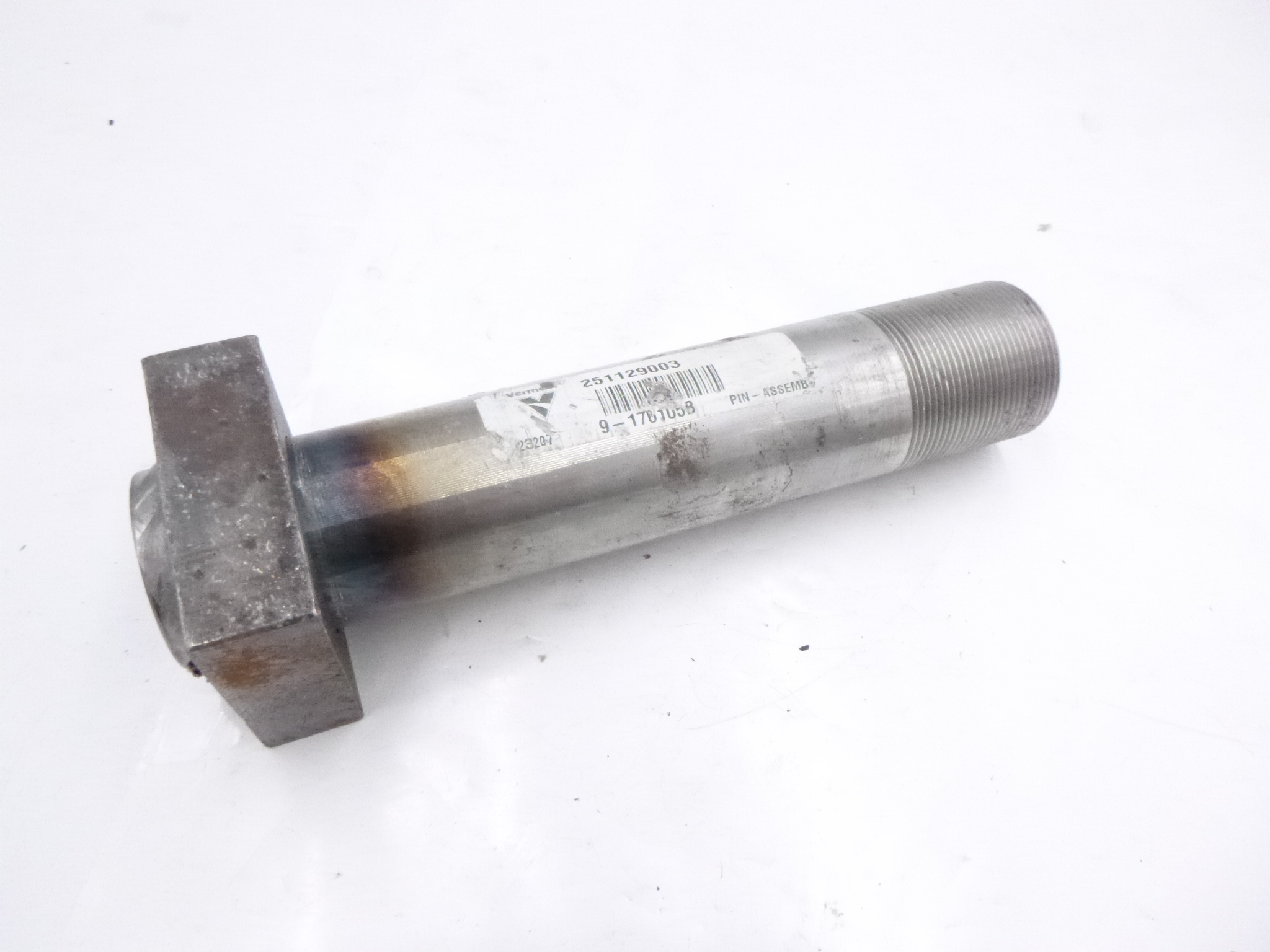 Genuine OEM Vermeer Front Idler Pin Assembly 251129003 - OneClick Warehouse