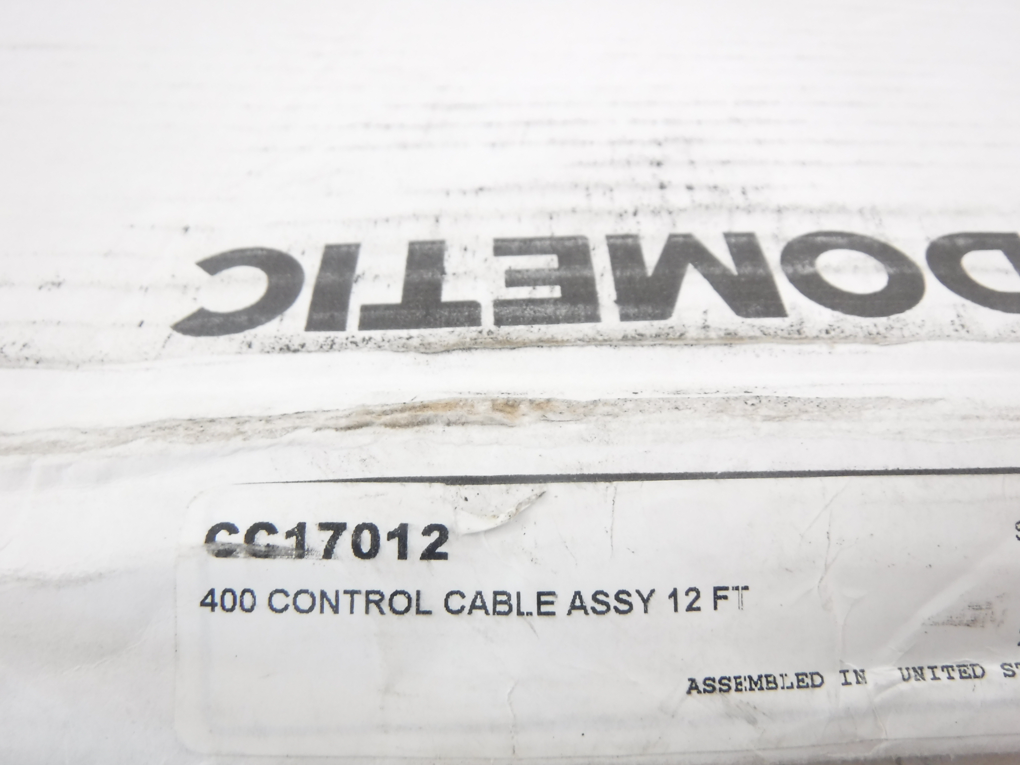 Genuine Dometic Seastar 12'L 400 Series Control Cable Assembly CC17012 ...