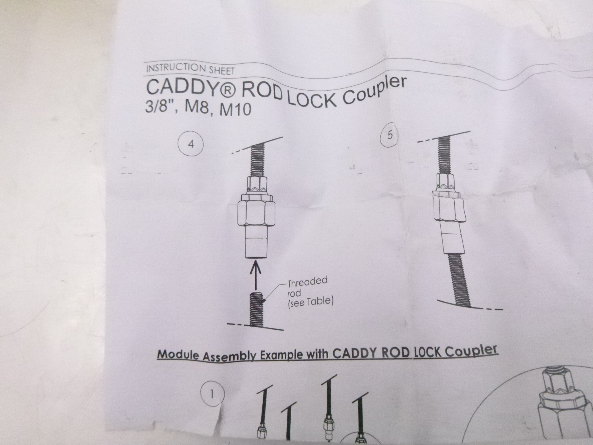 25 Pack nVent CRLC37EG Caddy Rod Lock Coupler 3/8" - OneClick Warehouse