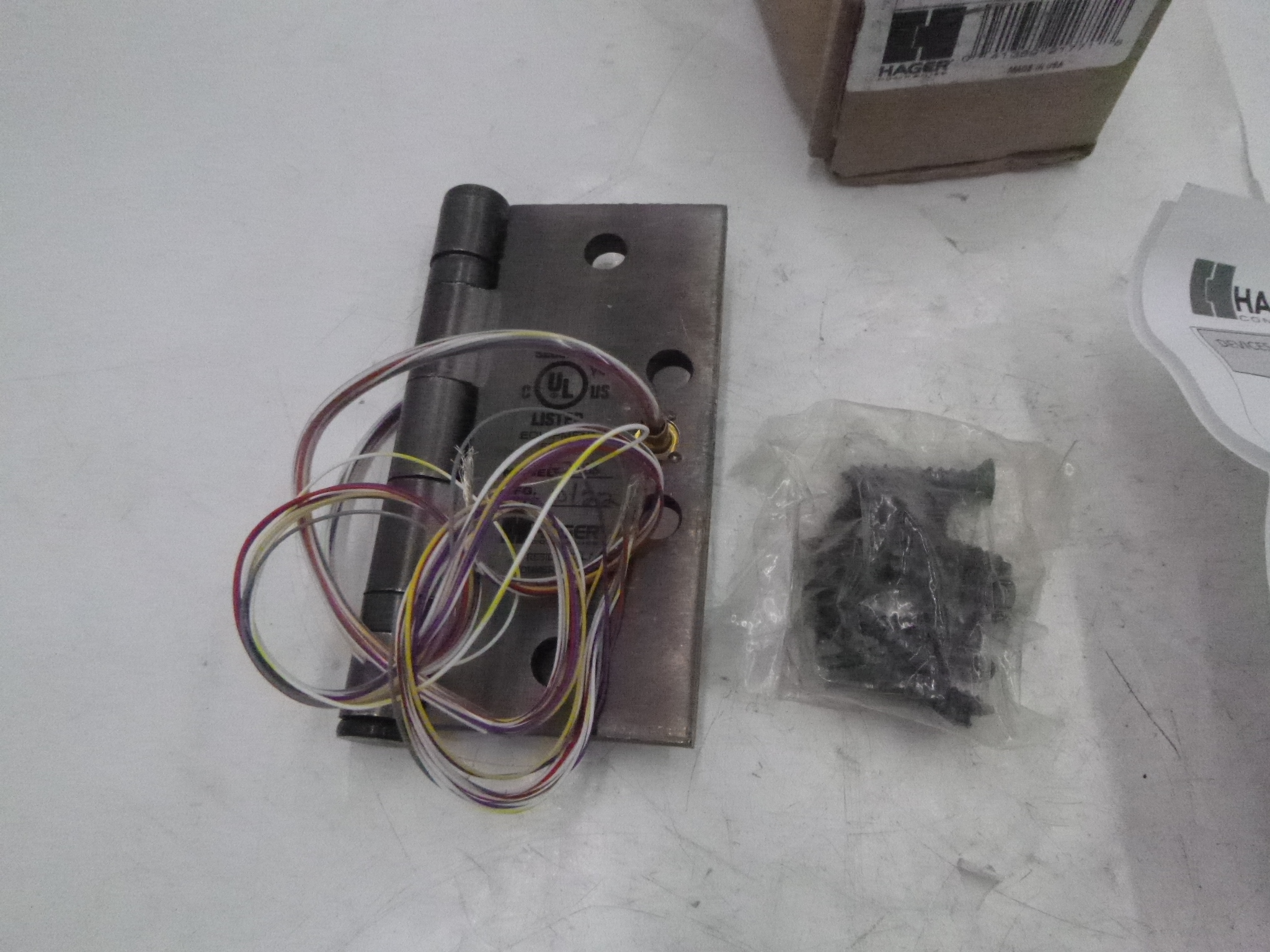 Single Hager BB1279 ETW-4 4.5″ x 4.5″ Ball Bearing Electrified Hinge 4 ...