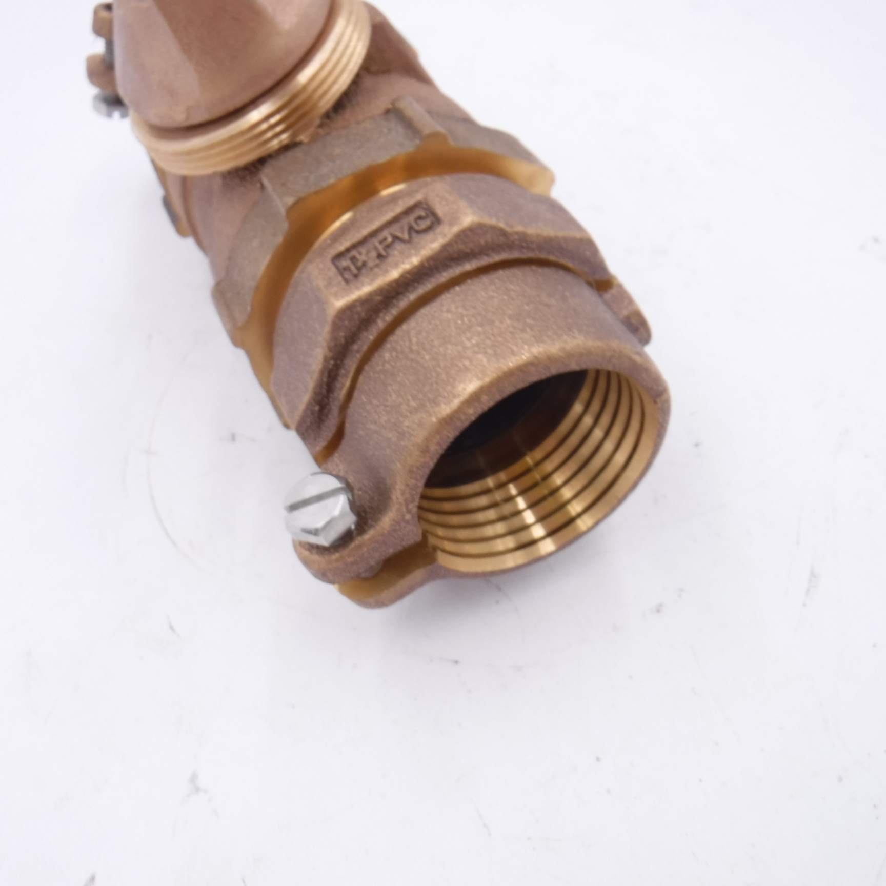 Mueller 1-1/2" Curb Stop Ball Meter Valve PVC x PVC NL - OneClick Warehouse