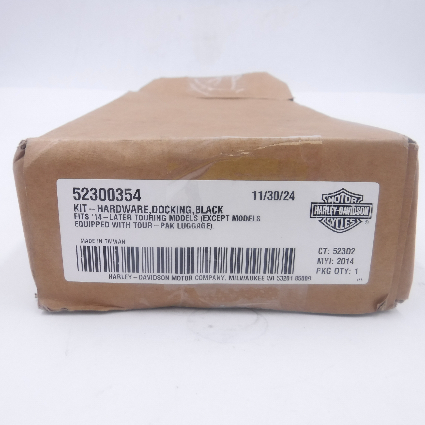 OEM Harley-Davidson 52300354 4-Point Docking Kit Black BRACKETS ONLY ...