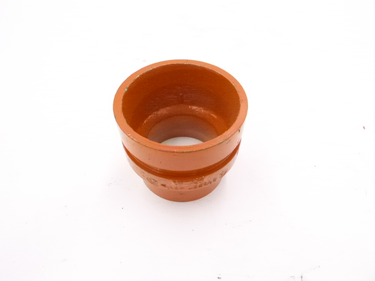 SPF/Anvil 2-1/2" x 2" Grooved Concentric Reducer R1 Ductile Iron Orange ...