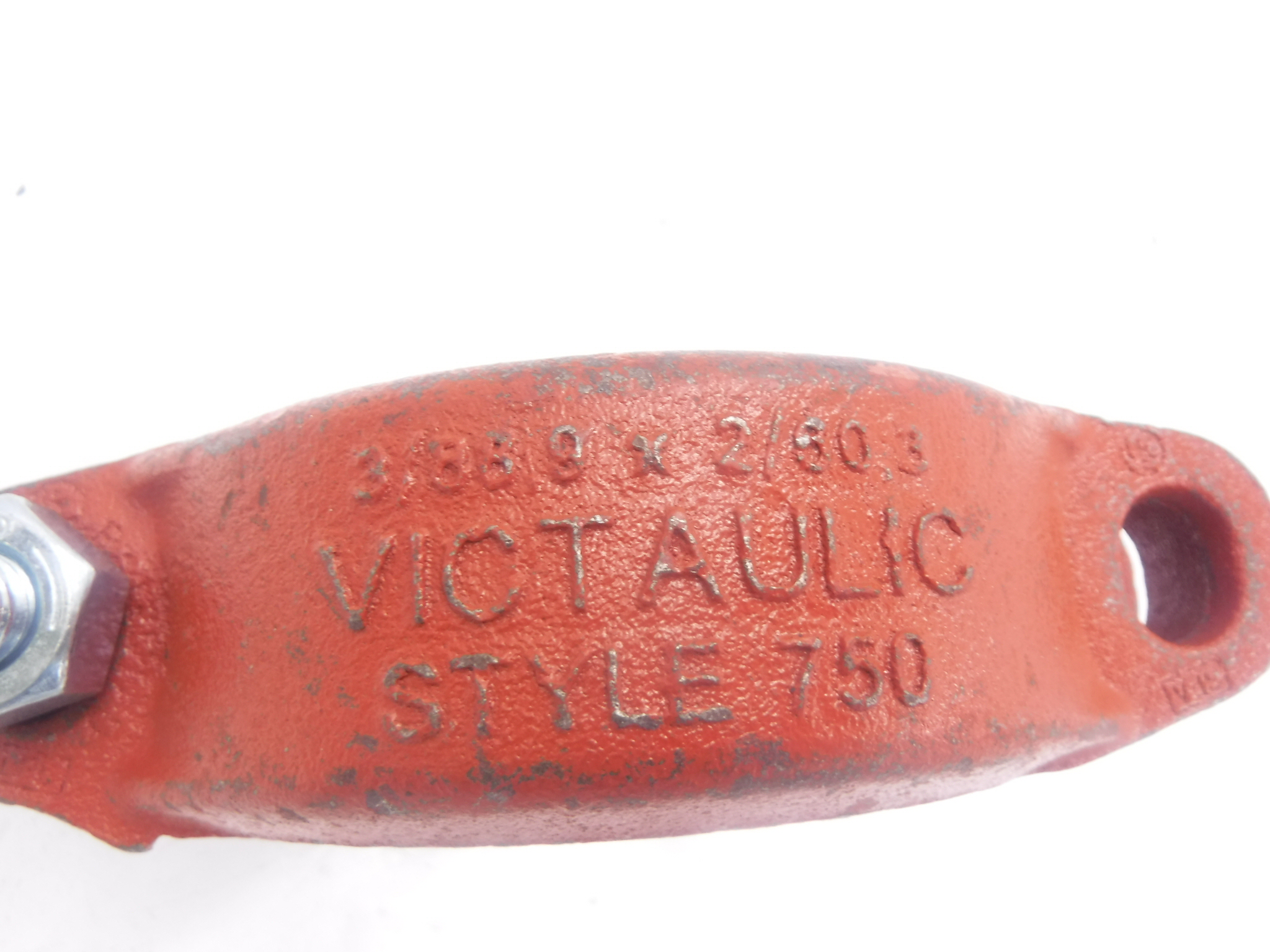 Victaulic 3" x 2" Grade E Style 750 Orange Grooved Reducing Coupling SEE DES - OneClick Warehouse
