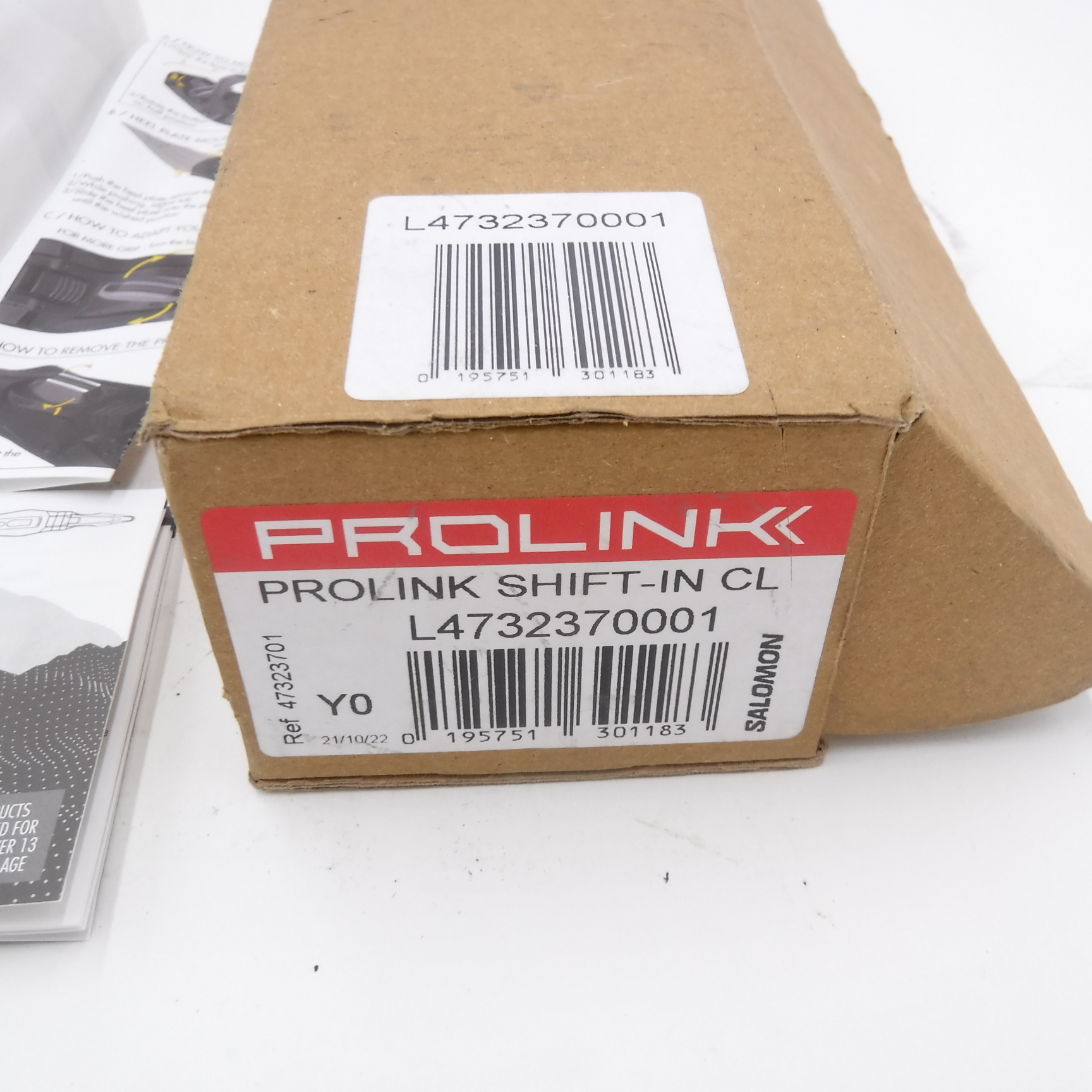 Set Of 2 Salomon ProLink Shift -IN Classic Cross Country Binding ...
