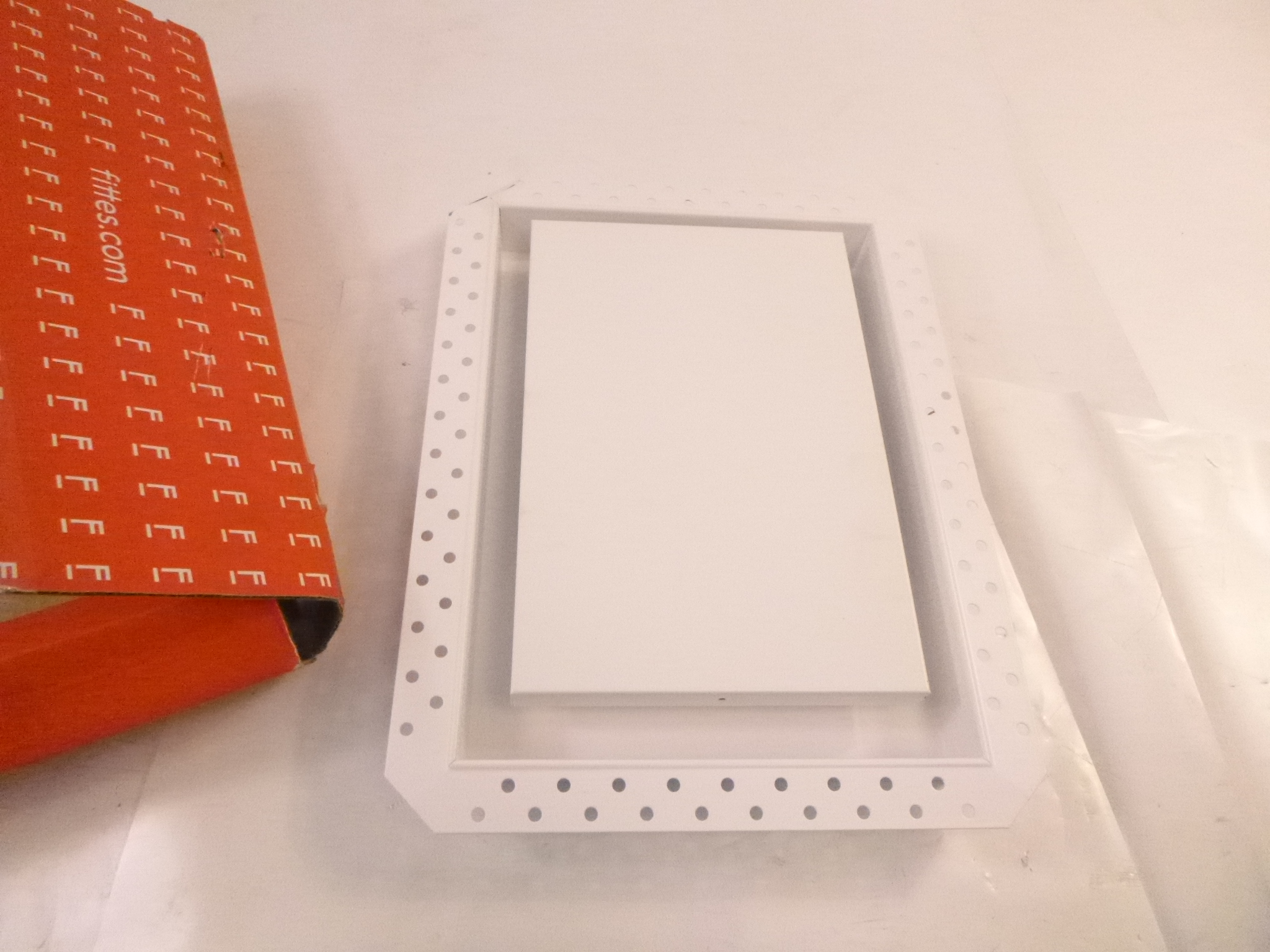 Fittes 10"x14.25" Flush Wall Vent Solid Steel Air Return Register Cover ...