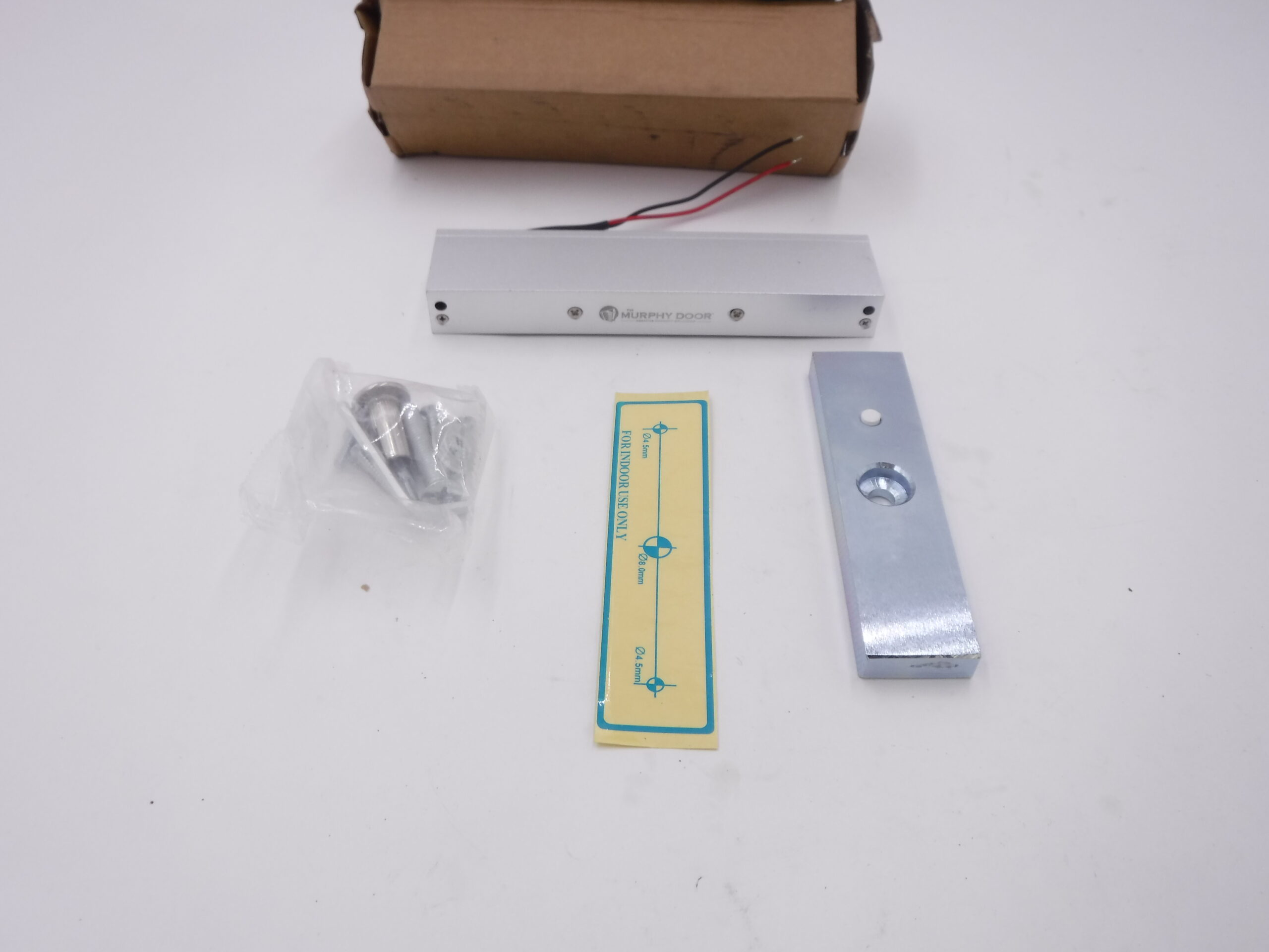 Murphy Door Electromagnetic Lock & Plate 280KG 7-5/8"x 1-1/2"x 7/8 ...