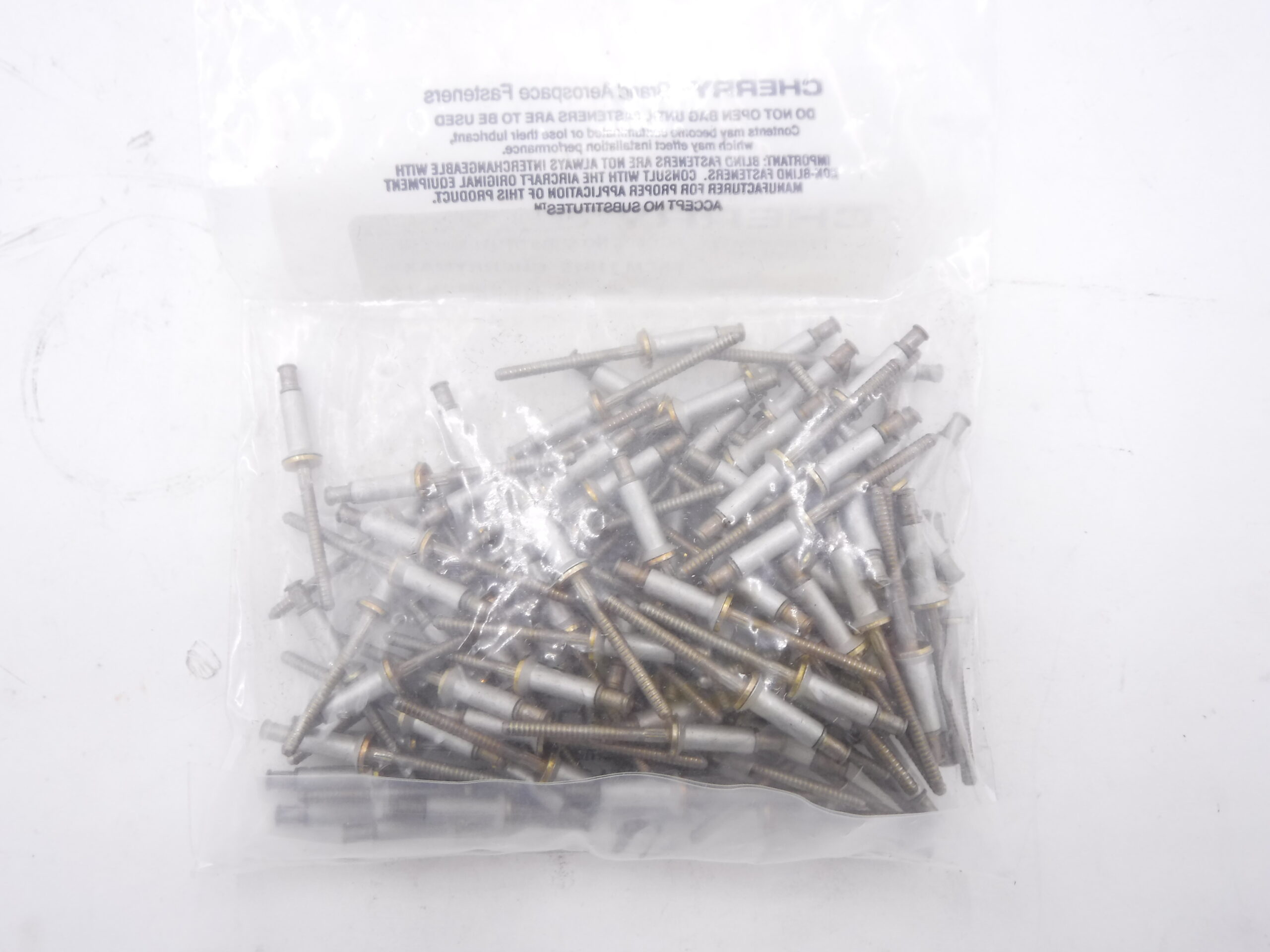 100 Pack Blind Rivets Dia 5/32", Grip Range 0.313" - 0.375" 100° Flush ...
