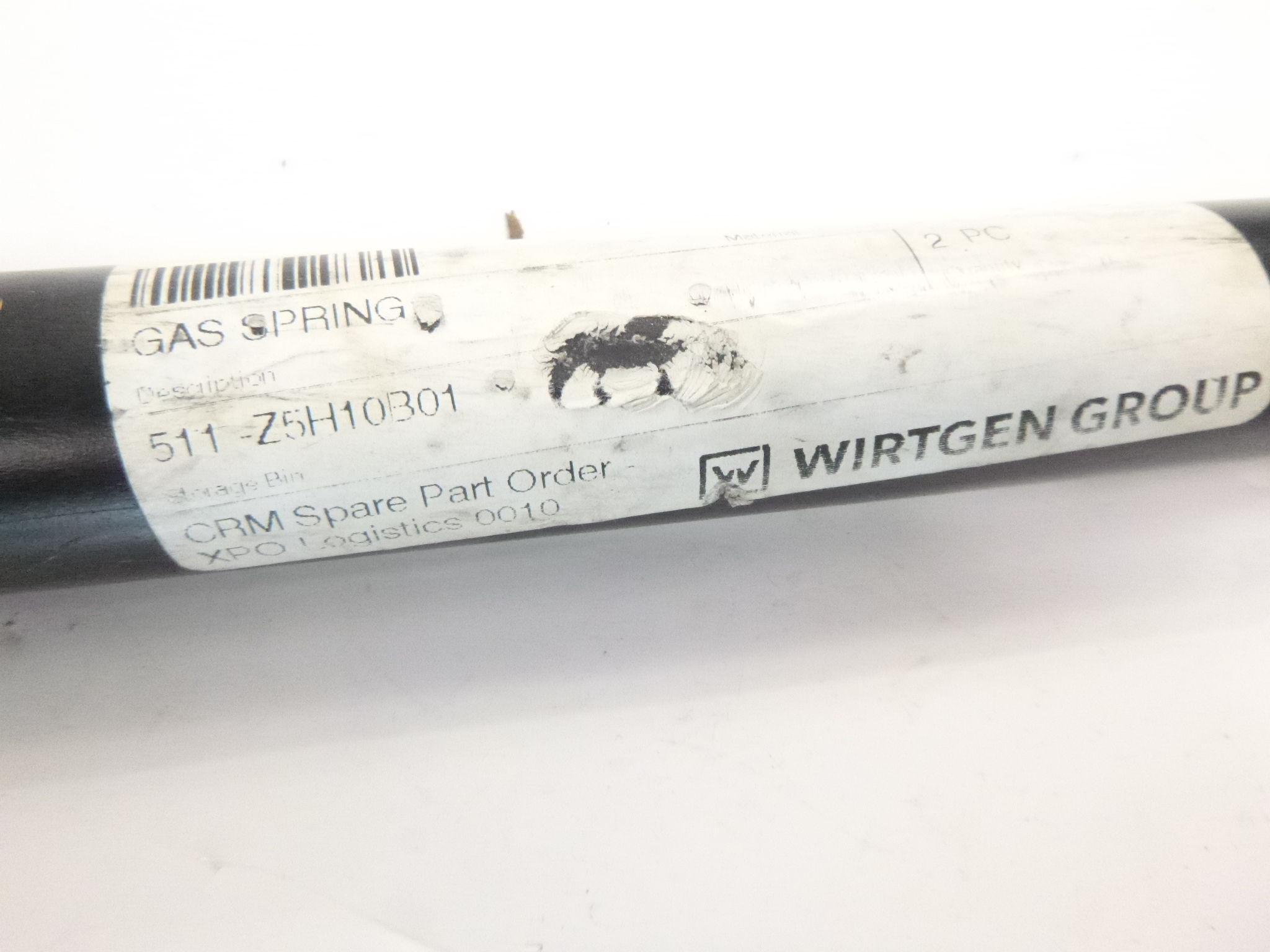 Genuine Wirtgen Gas Spring Gas Strut HB1230633J - OneClick Warehouse