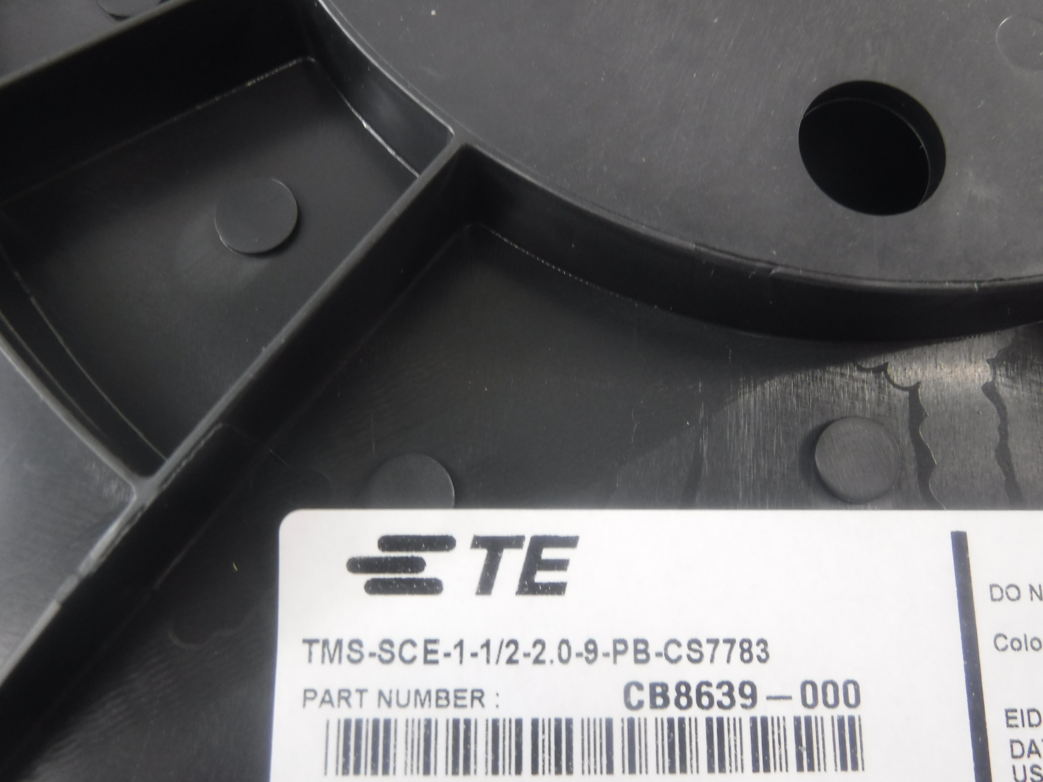 250 Pack TE Connectivity White Heat Shrinkable Label Raychem Cable ...