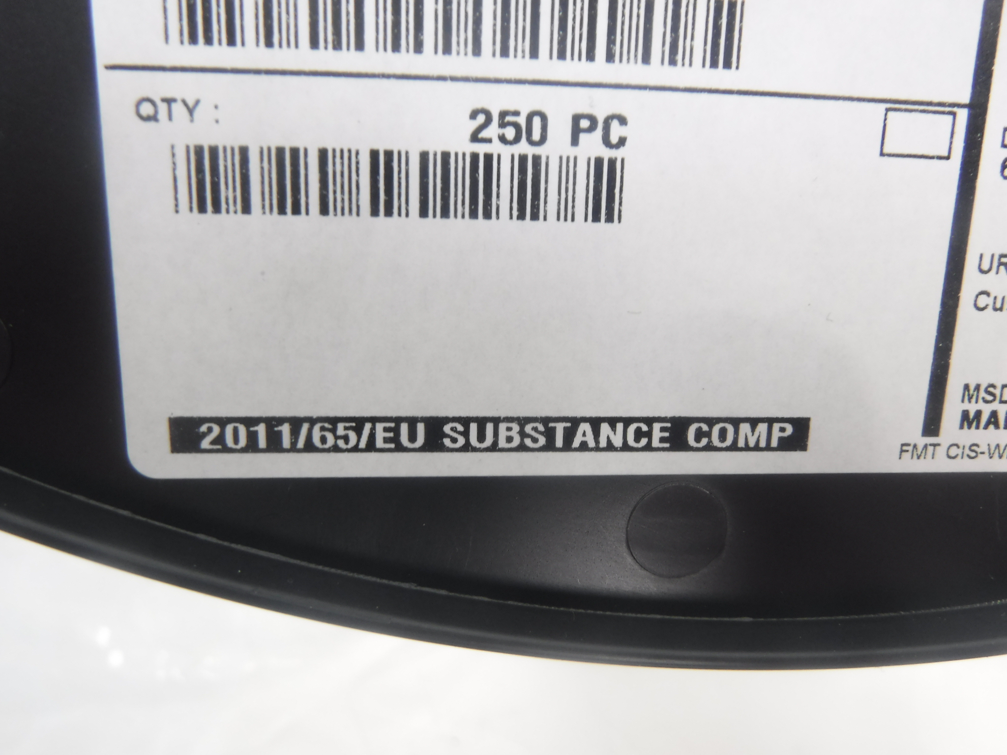 250 Pack TE Connectivity White Heat Shrinkable Label Raychem Cable ...